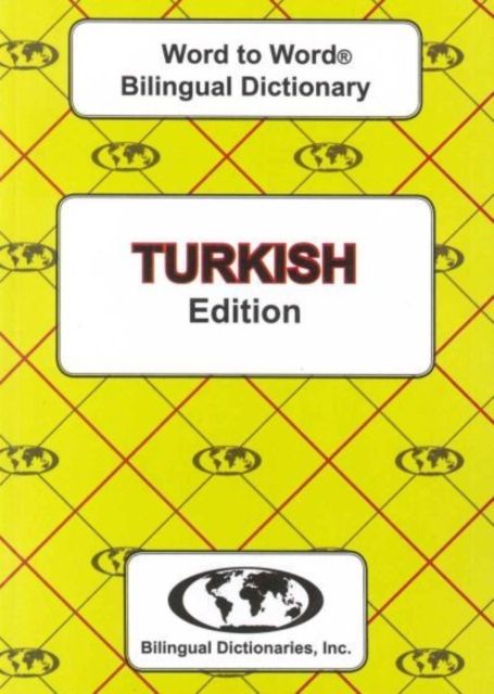 English-Turkish & Turkish-English Word-to-Word Dictionary by C. Sesma ...